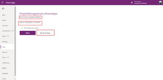 Project Management Application Create Project Using Powerapps And